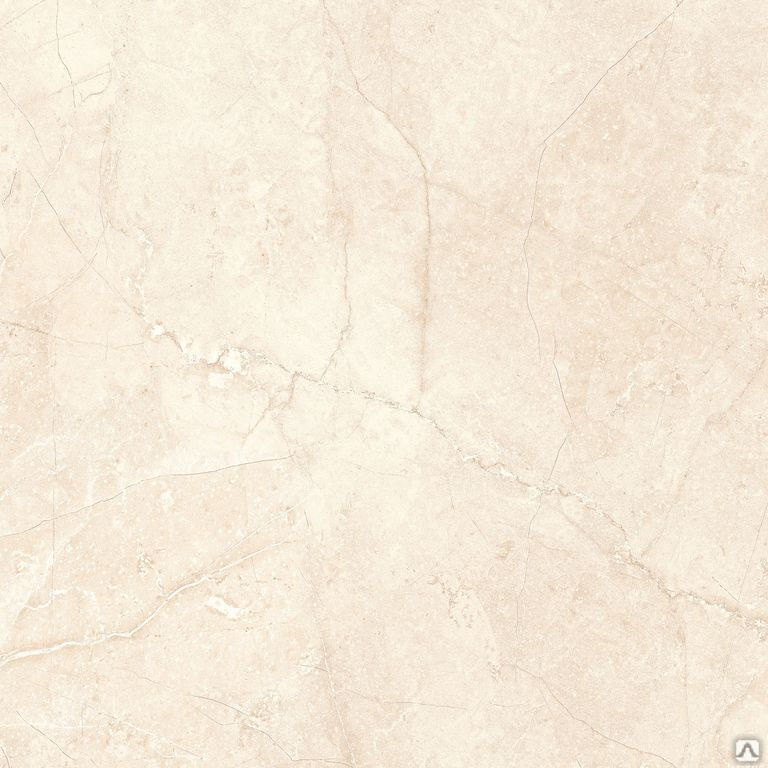 Плитка керамогранит полированная Ametis by Estima Marmulla Light Beige MA02 600x600x10 бежевый ...